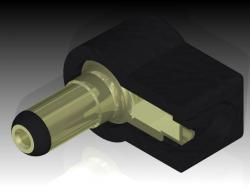 55mm DC RightAngle Power Connector Jaycar PP0514 3d models 【 STLFinder