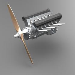 1 12 scale merlin engine 3D Models | Page 1 | STLFinder