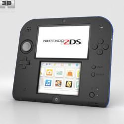 nintendo 2ds black blue 3d models 【 STLFinder