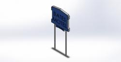 bates motel sign 3D Models | Page 1 | STLFinder