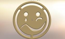 happy face sad face 3d print model 【 STLFinder
