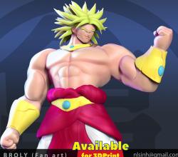 broly fan art 3D Models | Page 1 | STLFinder
