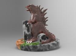 godzilla sculpture 3d print model | Page 1 | STLFinder
