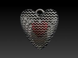 hidden heart pendant 3d print model | Page 1 | STLFinder