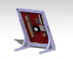 multi orientation support frame for 4dsystems lcd 32ptu 3d models ...