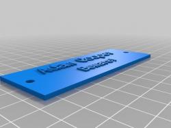name plaque adam 3d models | Page 1 | STLFinder