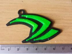 Nvidia logo keychain 3D Models | Page 1 | STLFinder