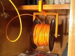 Support to hang filament spool to the shelf of a shelving 3D Models ...