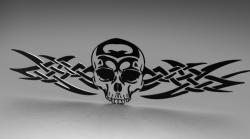 tribal skull free 3d print model 3d models | Page 1 | STLFinder