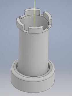 rook chess piece with man sculpture 3d print 3d print model | Page 1 ...