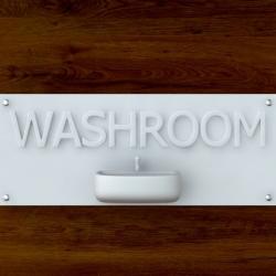 washroom sign 3D Models | Page 1 | STLFinder