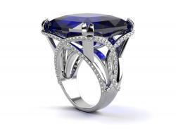 blue square stone ring 3D Models | Page 1 | STLFinder