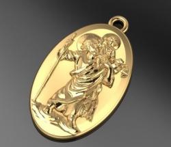 st christopher pendant 3D Models | Page 1 | STLFinder