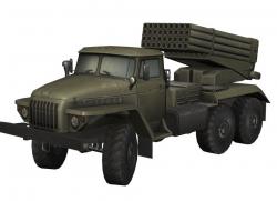 bm 21 rocket launcher 3d models 【 STLFinder