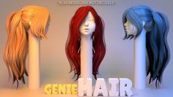 genie hair 3D Models | Page 1 | STLFinder