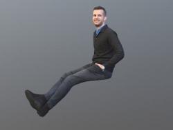 Male sitting 3d models 【 STLFinder
