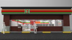 7 eleven convenience store low poly 3d model 【 STLFinder