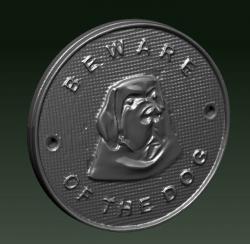 3d printable beware of dog sign 3d print model | Page 1 | STLFinder