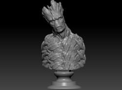 3d printed groot 【 STLFinder