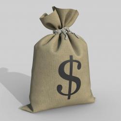 3d money bag 【 STLFinder
