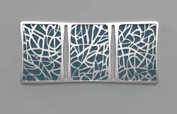 WALL DECORATION FRAME 3D print model - Free 3D Model | STLFinder