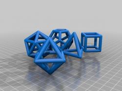 platonic solids set 3D Models | Page 1 | STLFinder