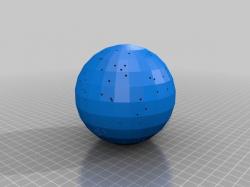 the celestial sphere 200 brightest stars star projector 3d models ...