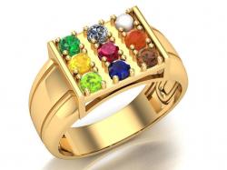 navratna ring ladies 9 stone 3d models 【 STLFinder