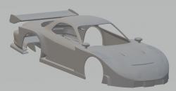 mazda rx7 car model widebody 【 STLFinder