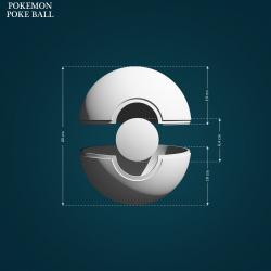 pokemon ball 3d print | Page 1 | STLFinder