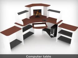 free computer table 3d models 【 STLFinder