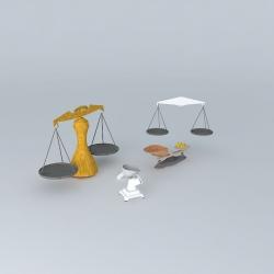 3d Antique Scales Antique Scale 3D Model By Firdz3d