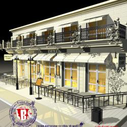 Caf Restaurant facade 3D Models | Page 1 | STLFinder