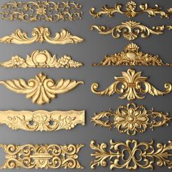Cartouches SET 6 3D Models | Page 1 | STLFinder