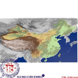 china elevation map 3D Models | Page 1 | STLFinder