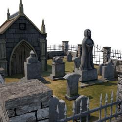 medieval cemetery low poly textured 3D Models | Page 1 | STLFinder