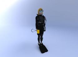 custom female scuba diver figure 3D Models | Page 1 | STLFinder
