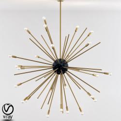 black and gold sputnik chandelier 3D Models | Page 1 | STLFinder