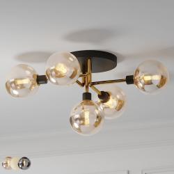 vintage persimmon opal glass globe for mid century thomas lighting ...