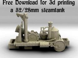 dwarf steam tank 3d models 【 STLFinder