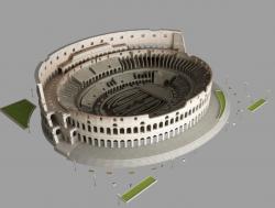 roman colosseum 3d model free 【 STLFinder