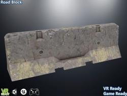 concrete road block lowpoly 3d models | Page 1 | STLFinder