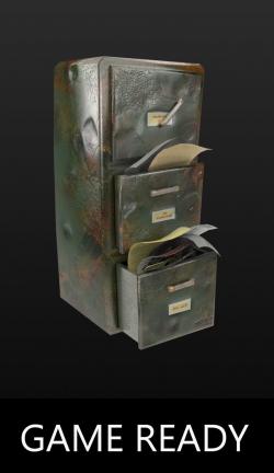 office file cabinet game ready 3D Models | Page 1 | STLFinder
