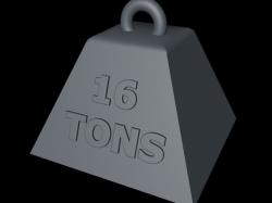 16 ton weight 3D Models | Page 1 | STLFinder
