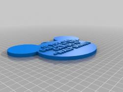 printable poet badge walt disney keychain 3D Models | Page 1 | STLFinder