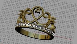 crown ring 3d print | Page 1 | STLFinder