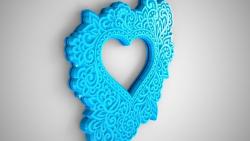 heart frame 3d models | Page 1 | STLFinder