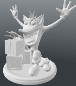 crash bandicoot 3d print | Page 1 | STLFinder