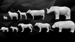 3d low poly animals | Page 1 | STLFinder
