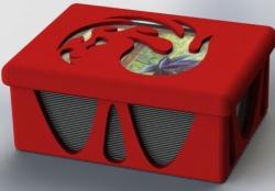 3d printed mtg deck box 【 STLFinder